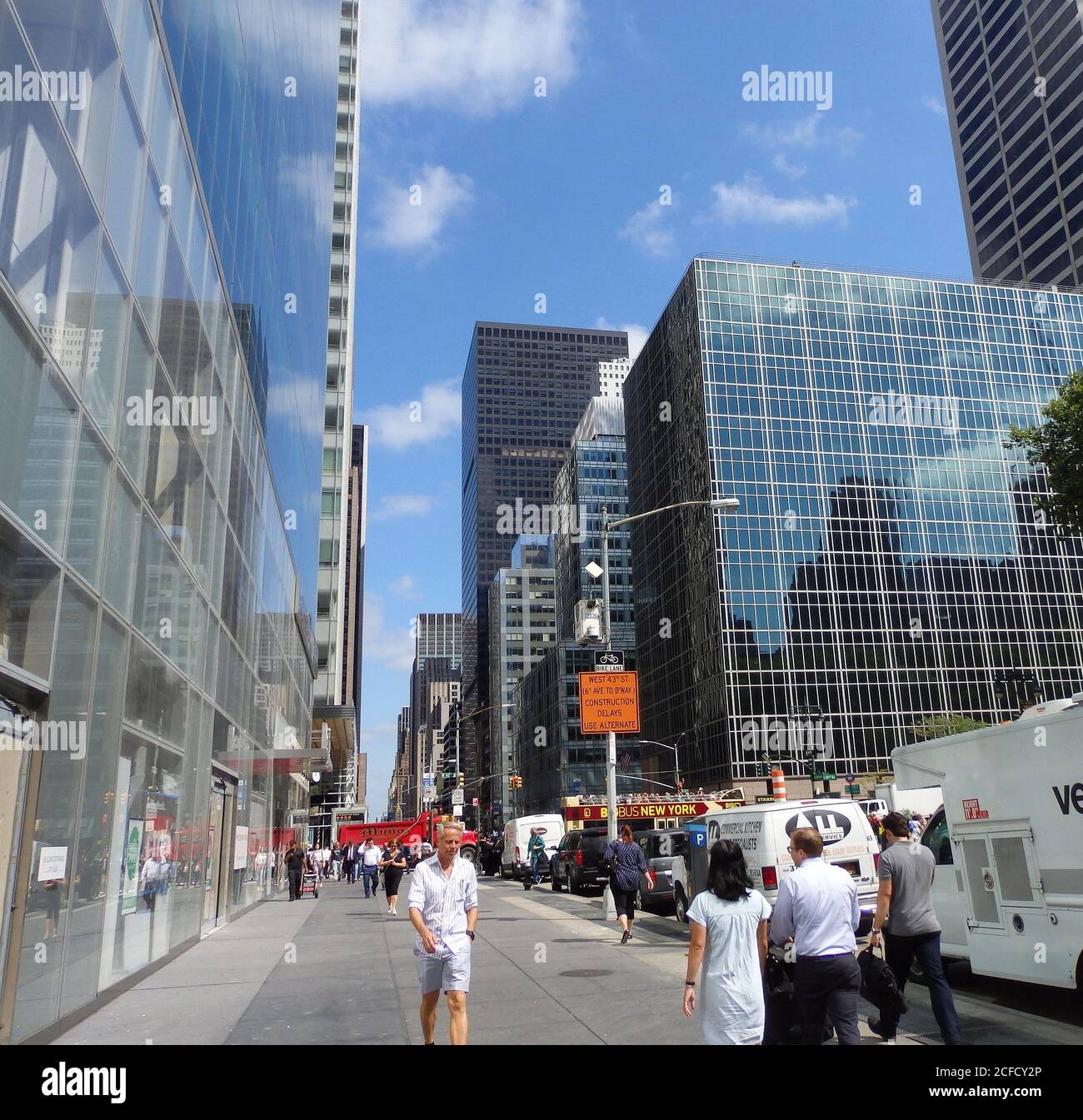 6th Avenue, New York City, United States Stock Photo - Alamy