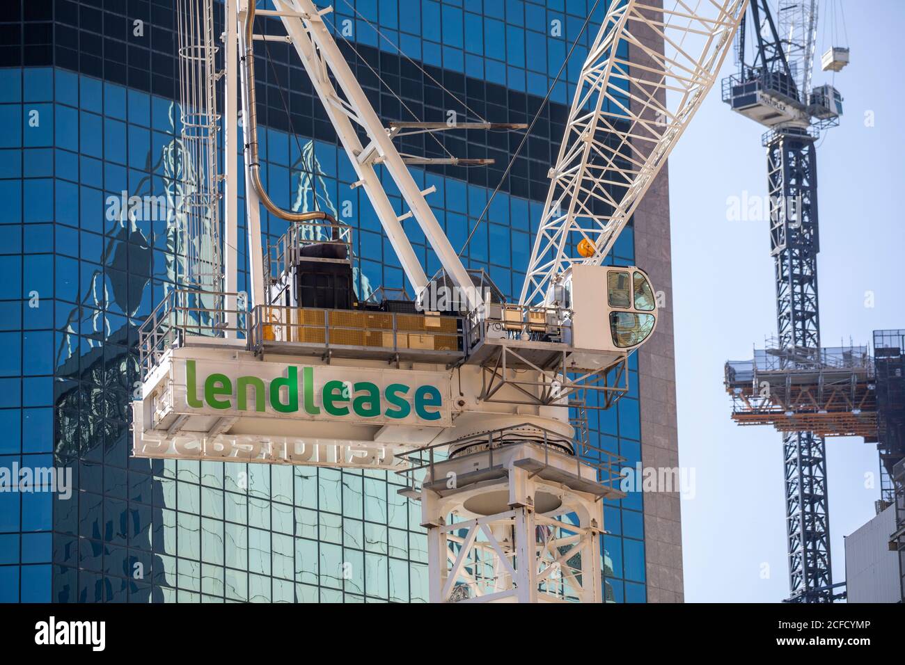 Lendlease construction site in Sydney city centre,NSW,Australia Stock ...