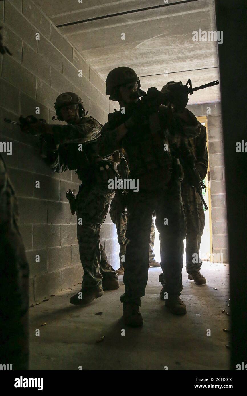 U.S. Marines with 2d Reconnaissance (Recon) Battalion, 2d Marine ...