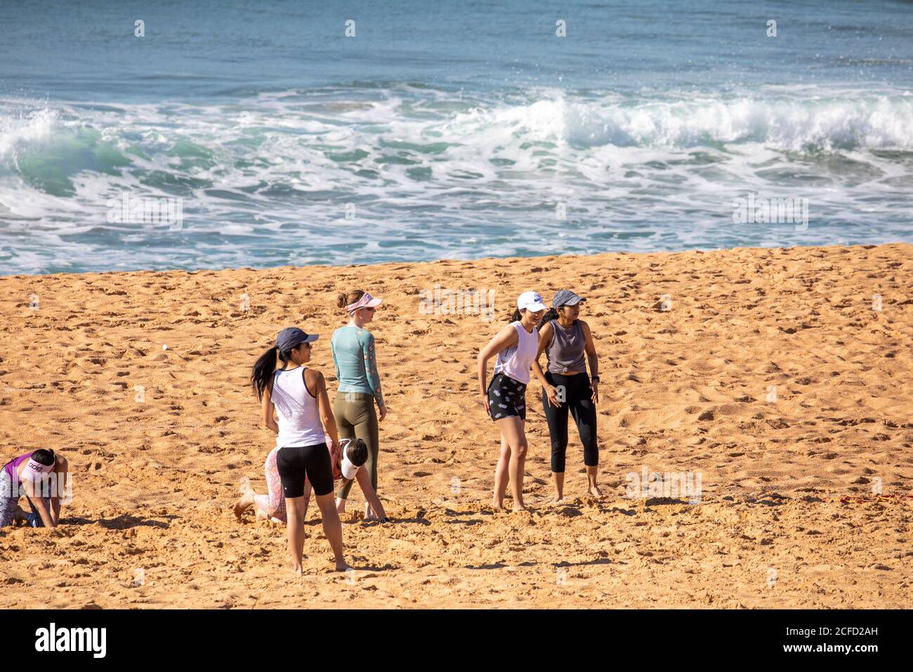 Australian women beach hi-res stock photography and images - Alamy