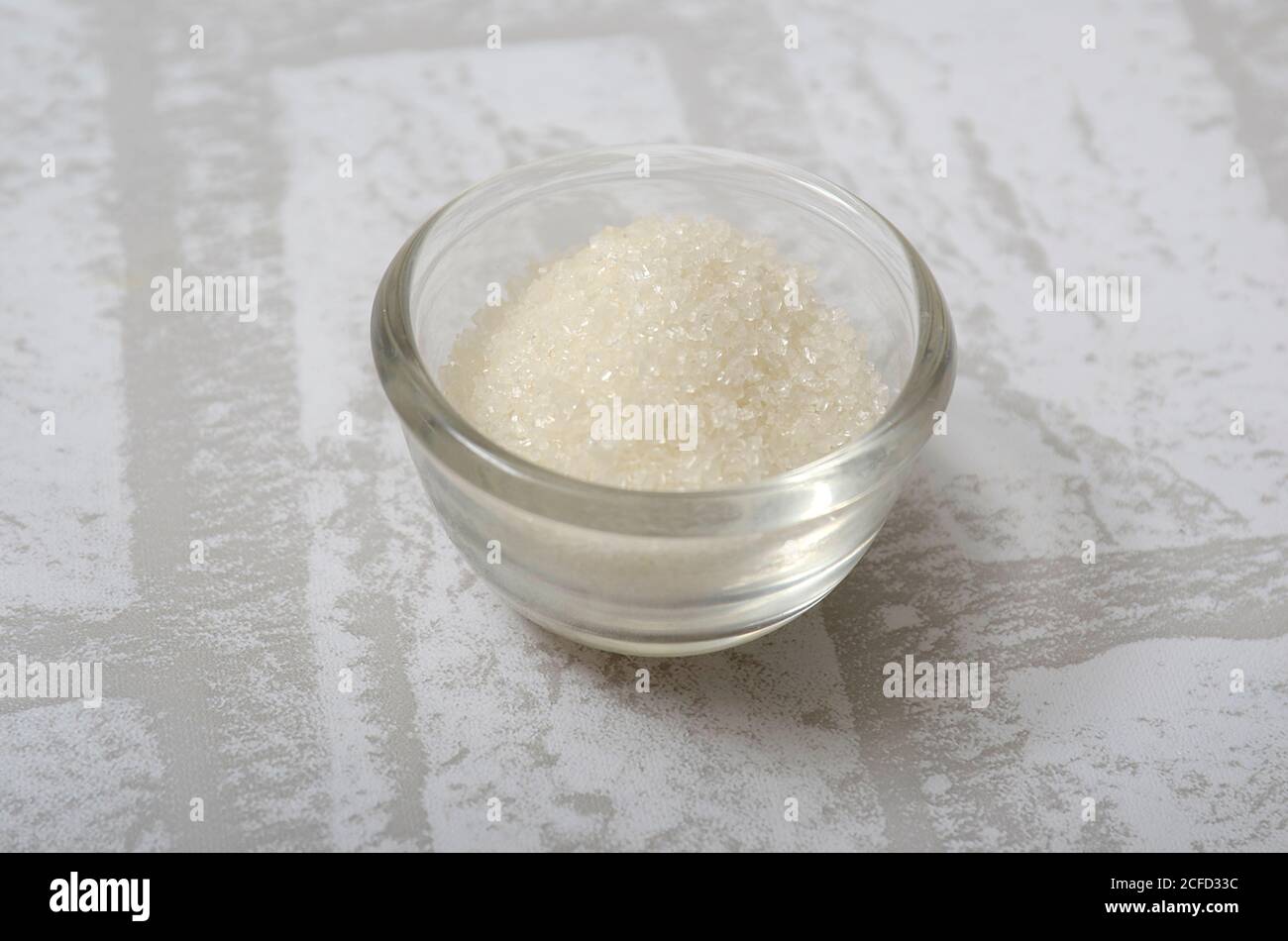 sugar in a glass bowl Stock Photo - Alamy