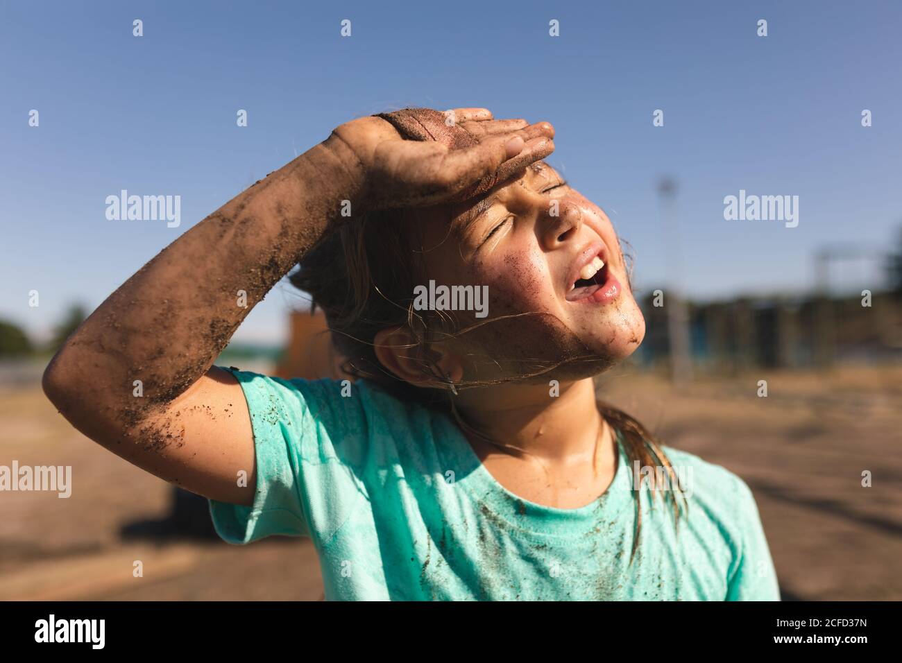 Child hand on head hi-res stock photography and images - Alamy