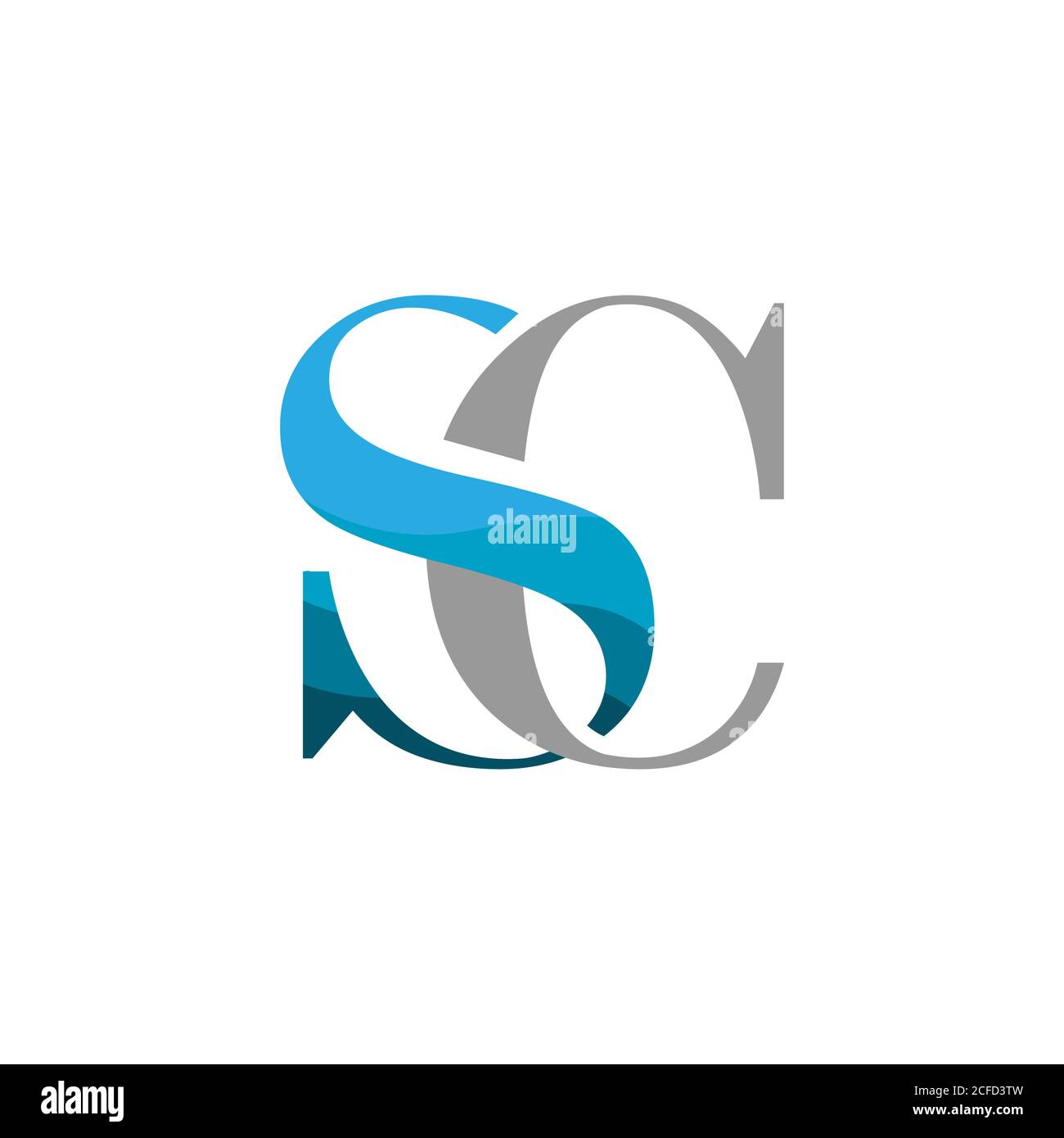 Sc logo design vector vectors hi-res stock photography and images - Alamy