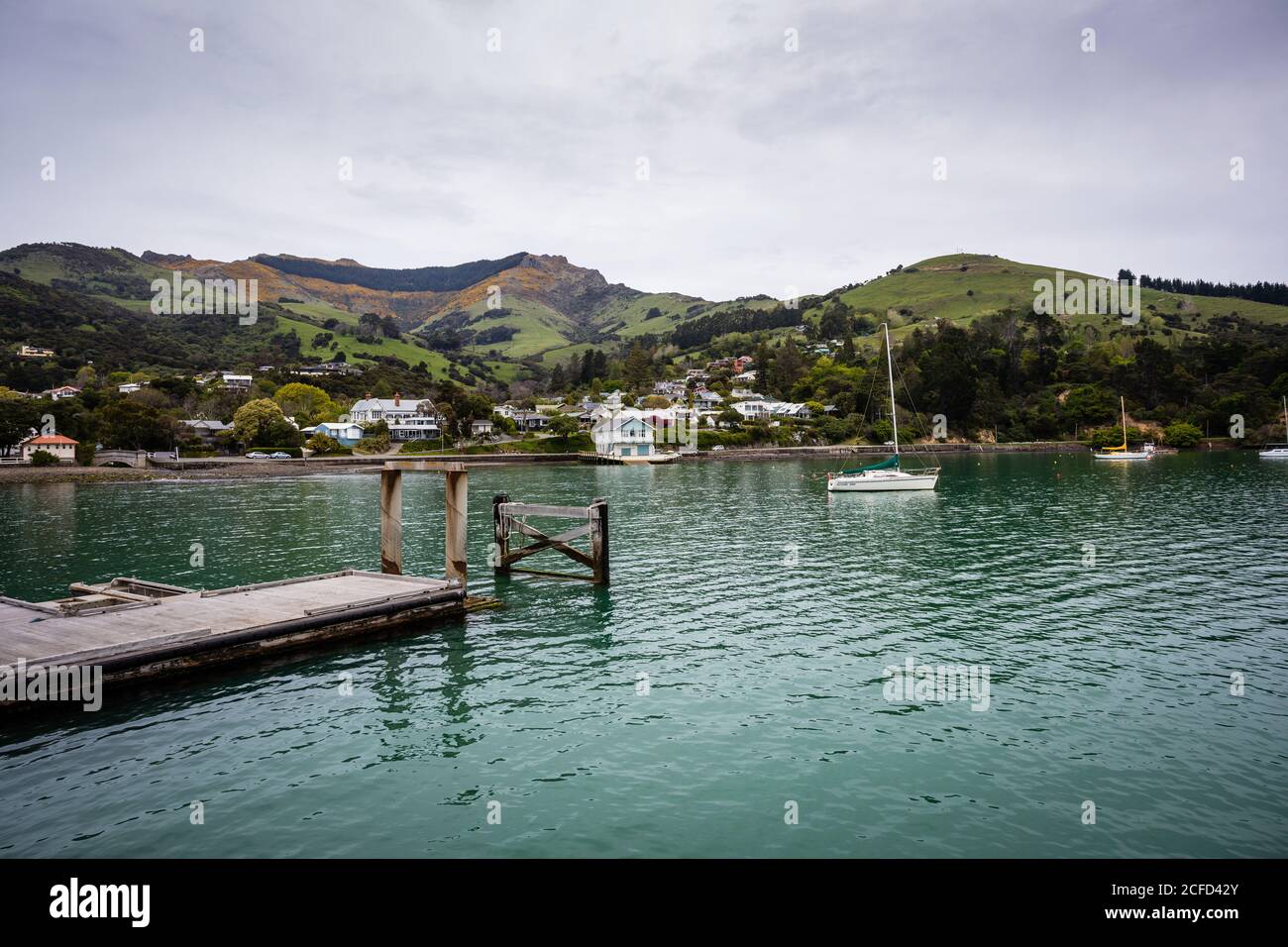 Port in akaroa hi-res stock photography and images - Alamy