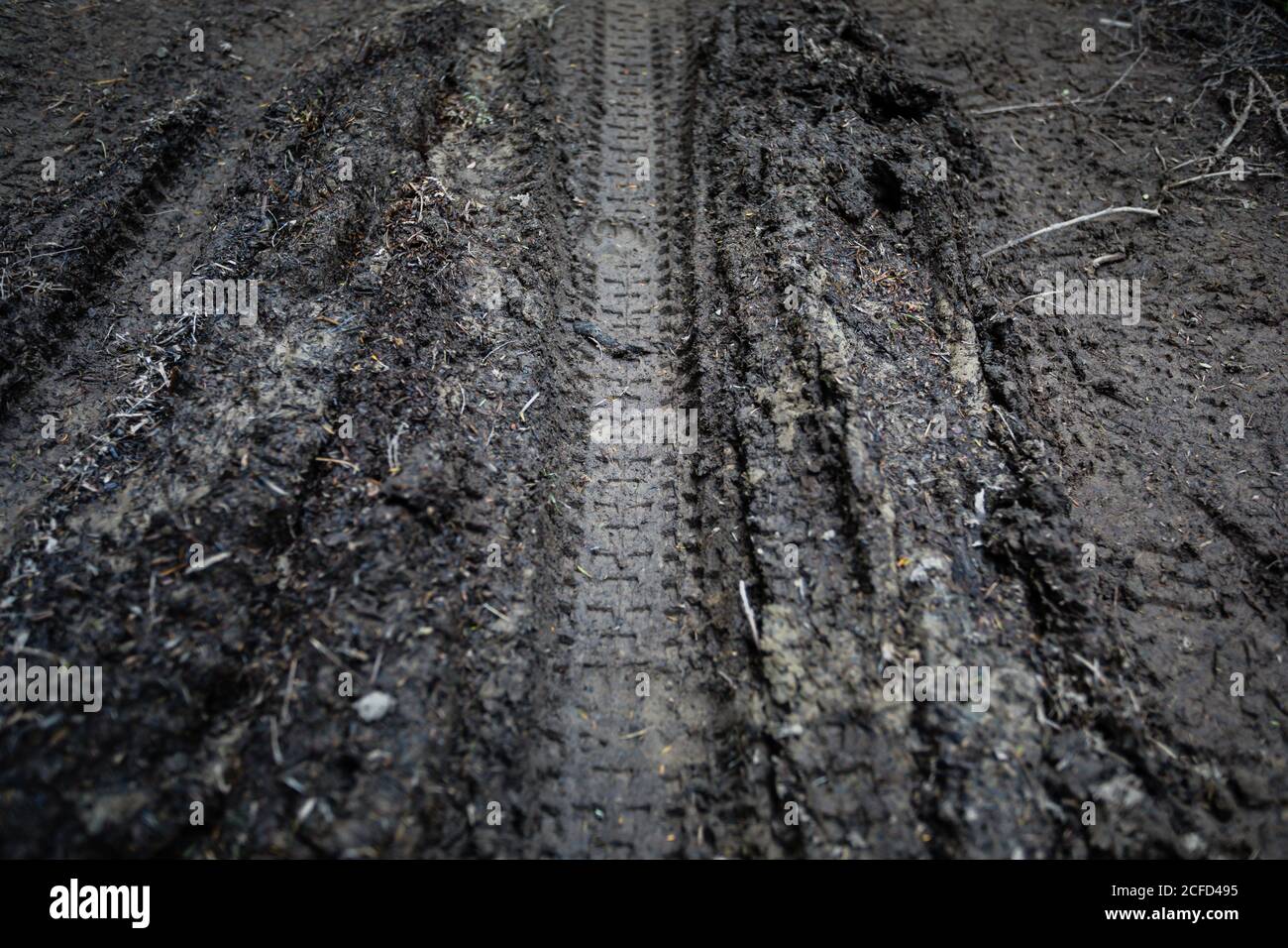 Muddy Tracks Trail Bike High Resolution Stock Photography and Images ...
