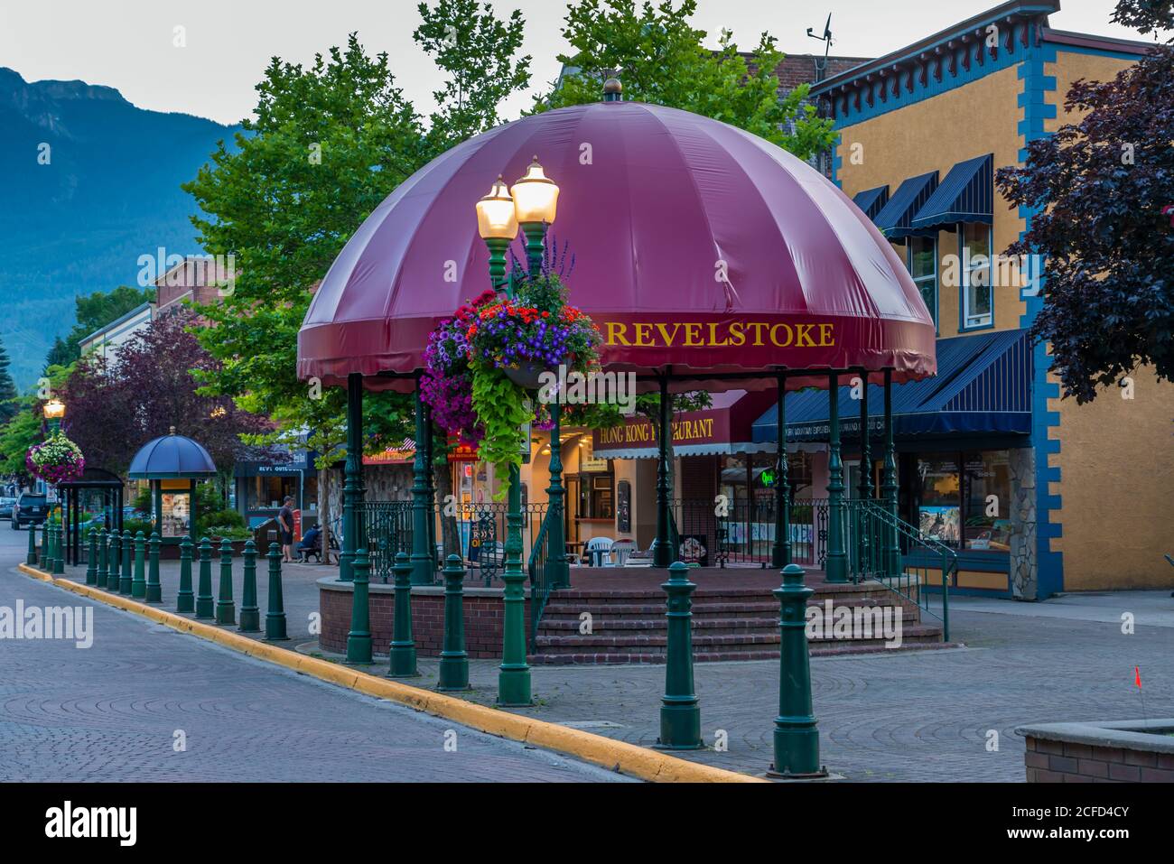 Downtown street in Revelstoke, British Columbia, Canada Stock Photo - Alamy