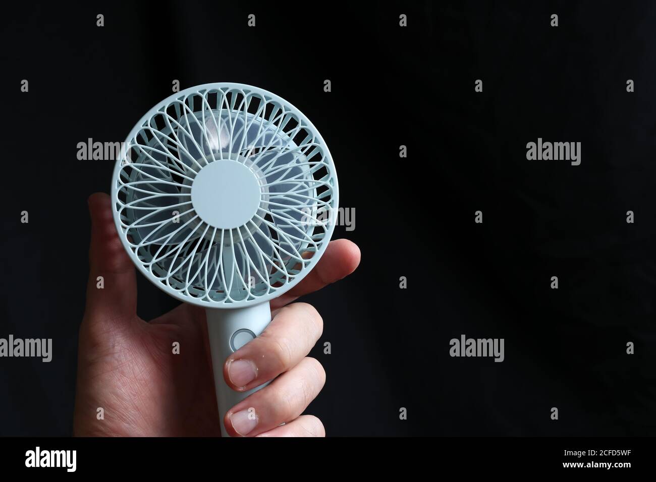 Tokyo, Japan, 09/03/2020 , portable fan with rechargeable batteries ...