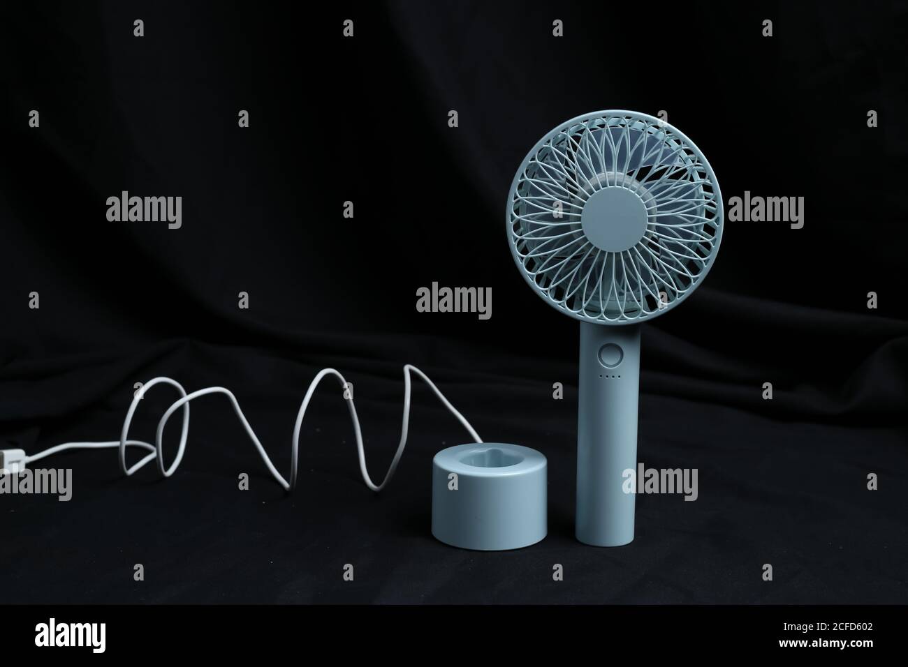 Tokyo, Japan, 09/03/2020 , portable fan with rechargeable batteries ...