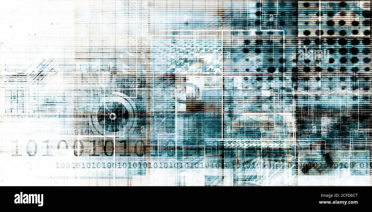 Advanced Technology And Industrial Manufacturing As Art Stock Photo - Alamy