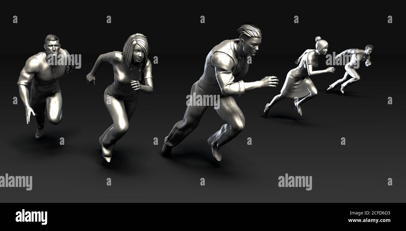 The Entrepreneurial Spirit Mindset Leading to Success Stock Photo - Alamy