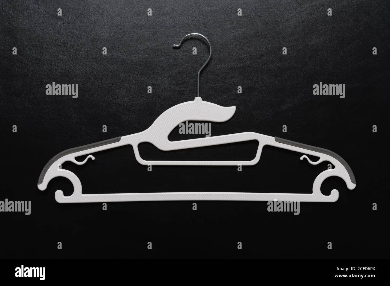 top view hanger on a dark background Stock Photo - Alamy