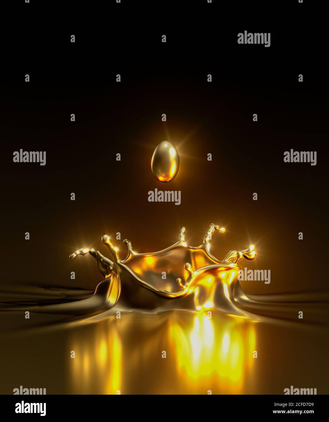 Gold splash hi-res stock photography and images - Alamy
