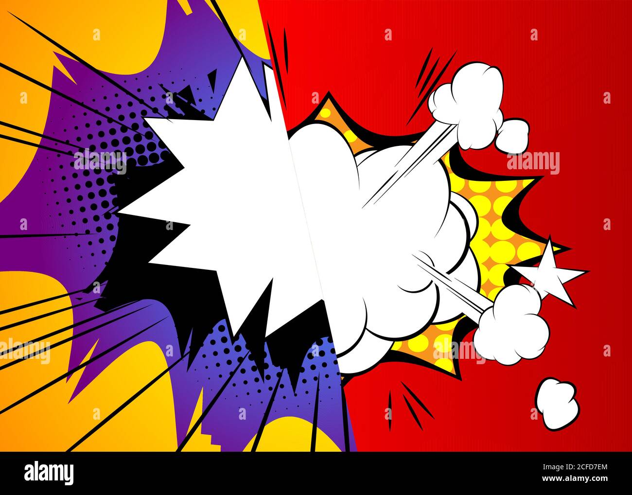 Pop art comic design colored background. Comic book illustration ...