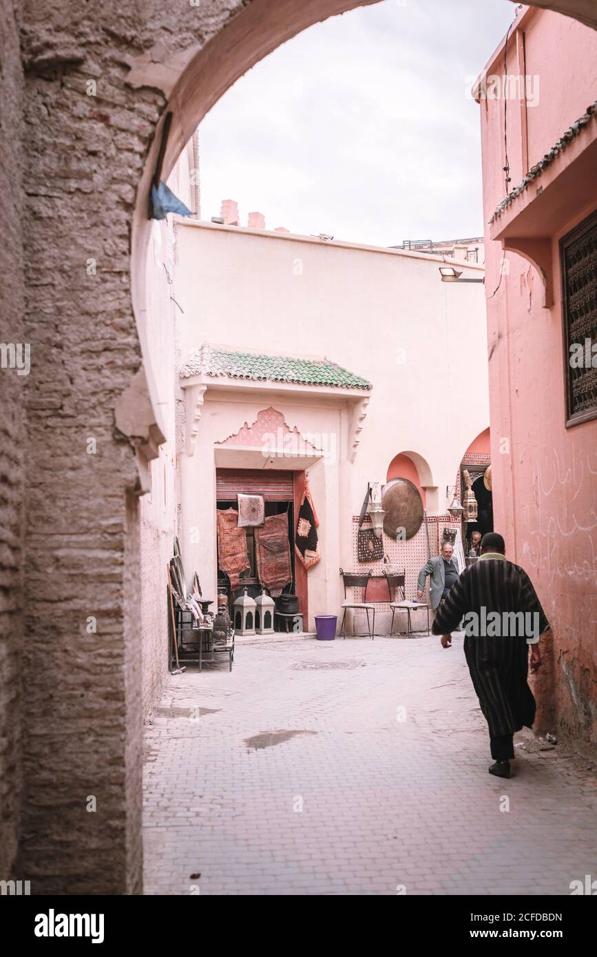 Back street of marrakech hi-res stock photography and images - Alamy