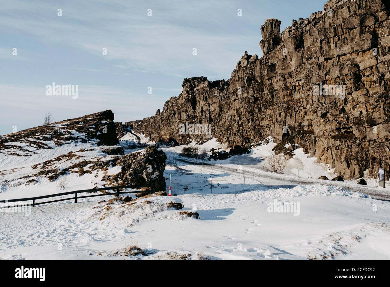 Almannagja Gorge, Thingvellir National Park, Iceland Stock Photo - Alamy