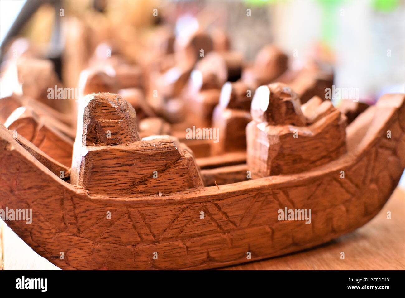 Wooden carving of boat hi-res stock photography and images - Alamy