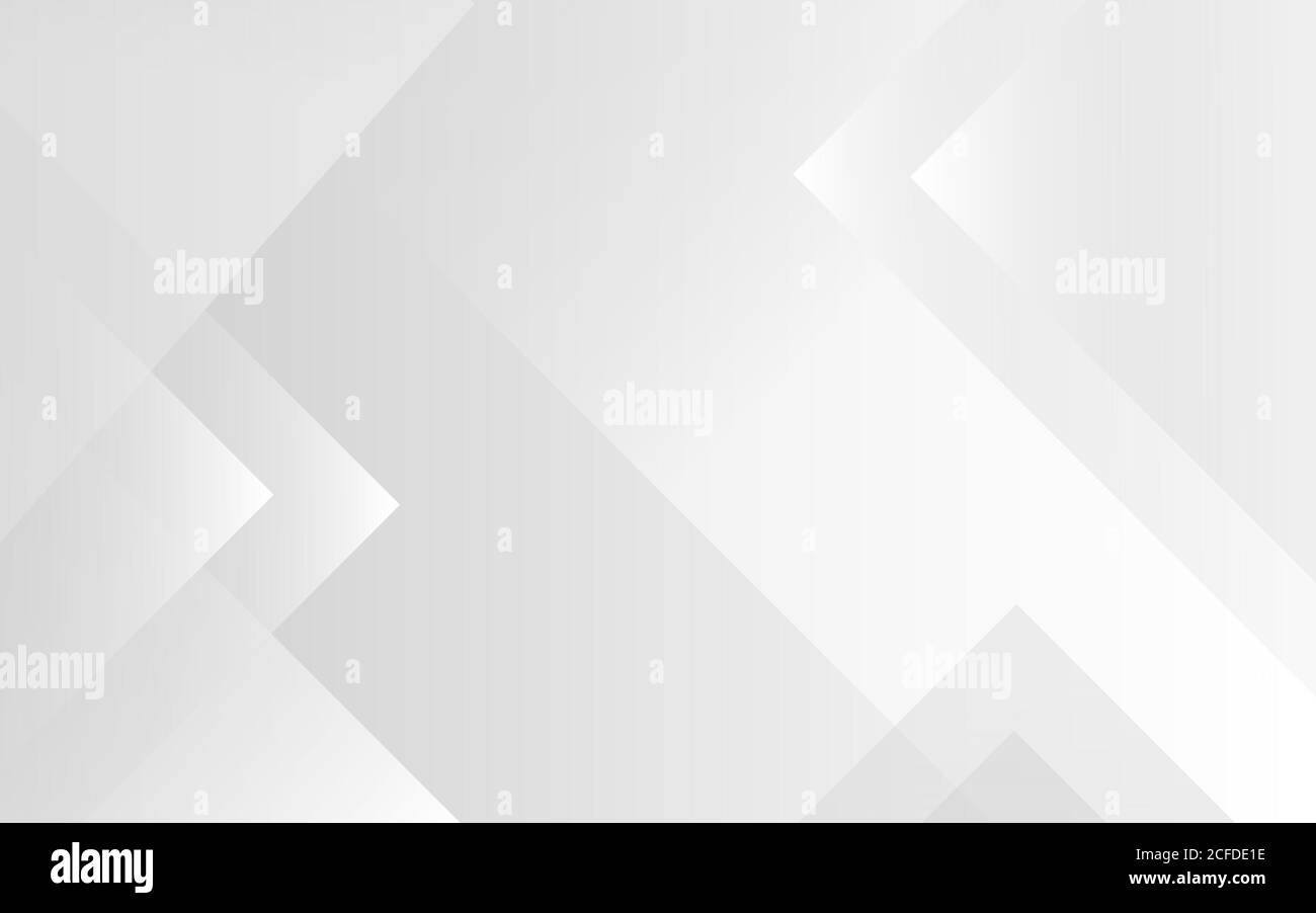 Abstract white and light gray silver style modern technology geometric ...