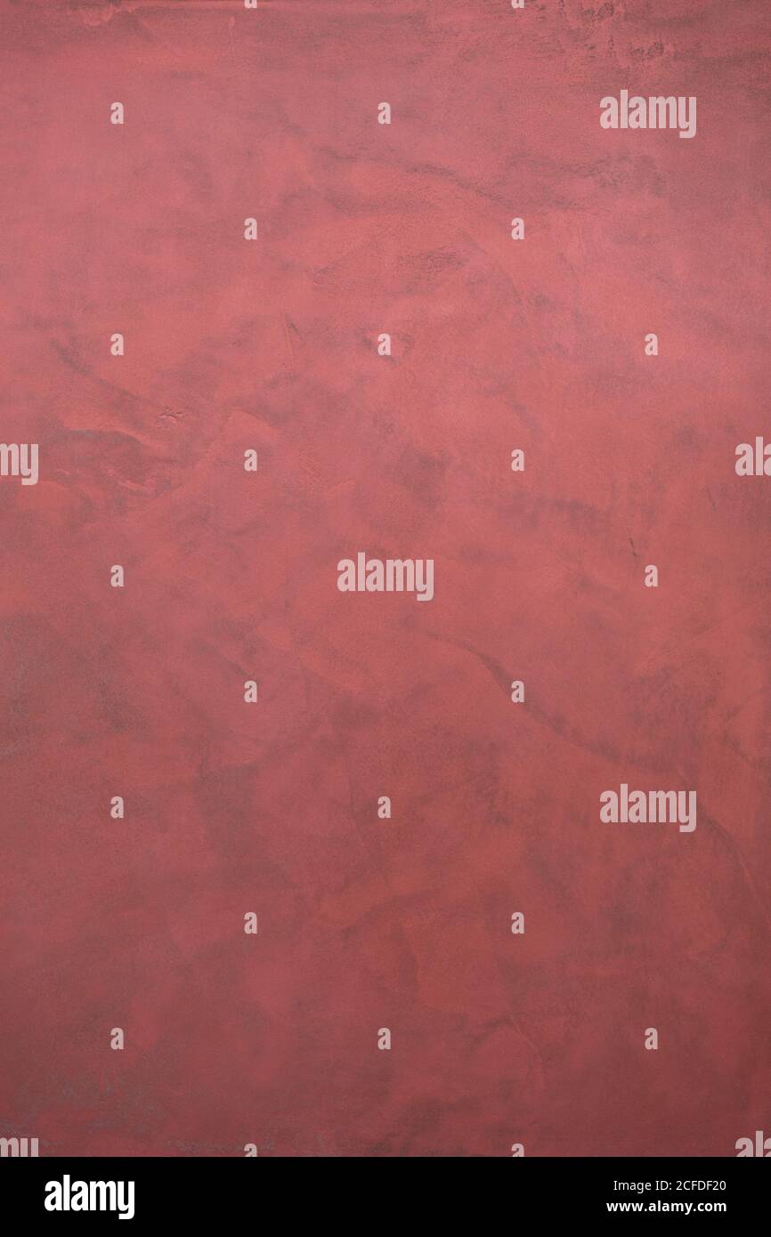 Red microcement texture background Stock Photo - Alamy