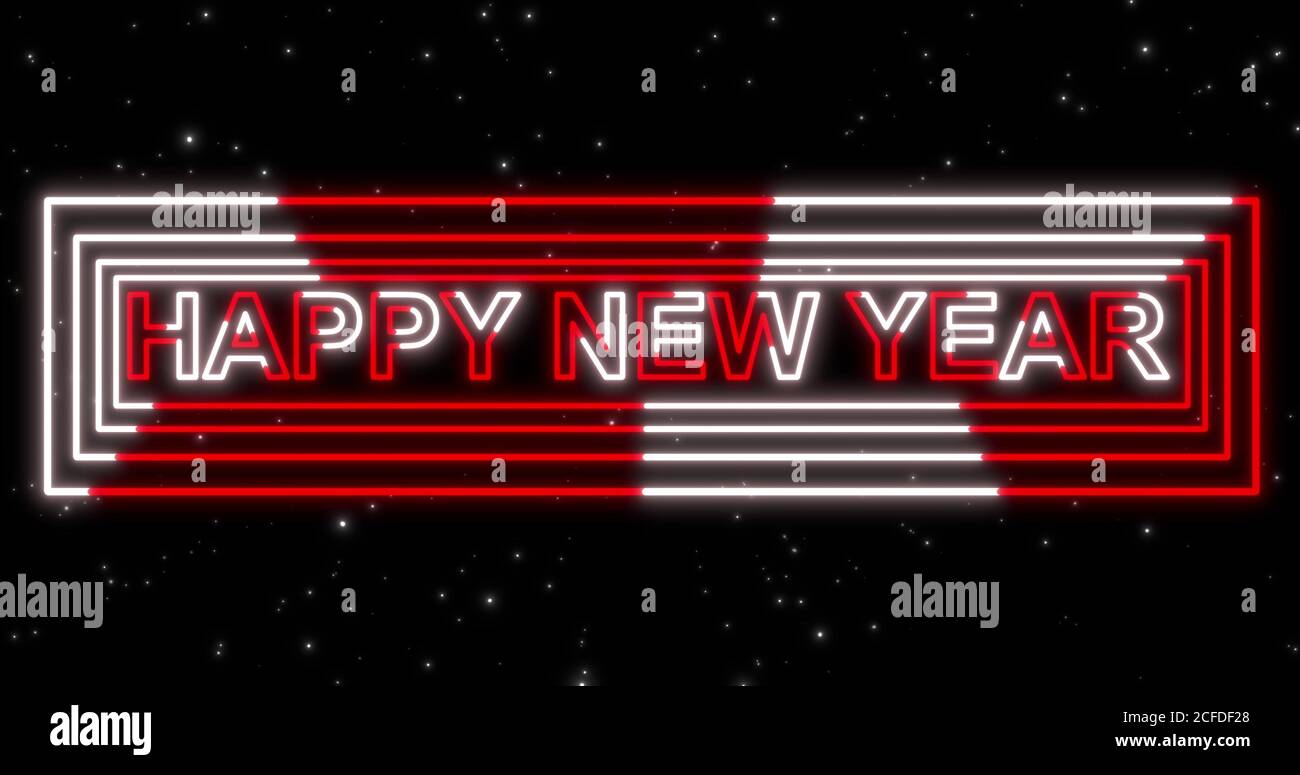 Animation red confetti white christmas hi-res stock photography and ...