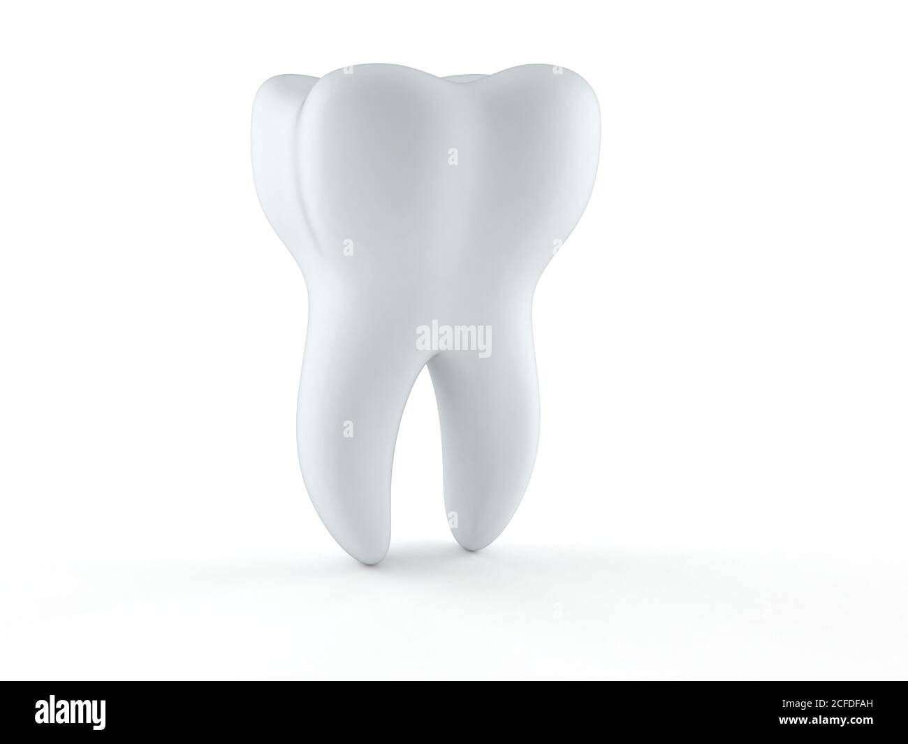 Tooth isolated on white background Stock Photo - Alamy