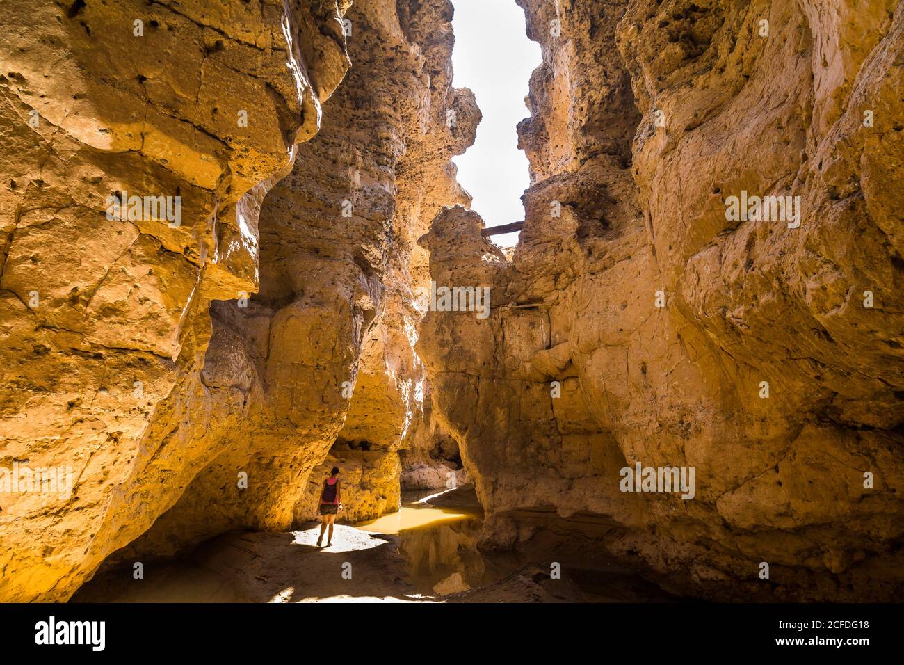 Sesriem Canyon at Sossusvlei, Sesriem, Namibia Stock Photo - Alamy