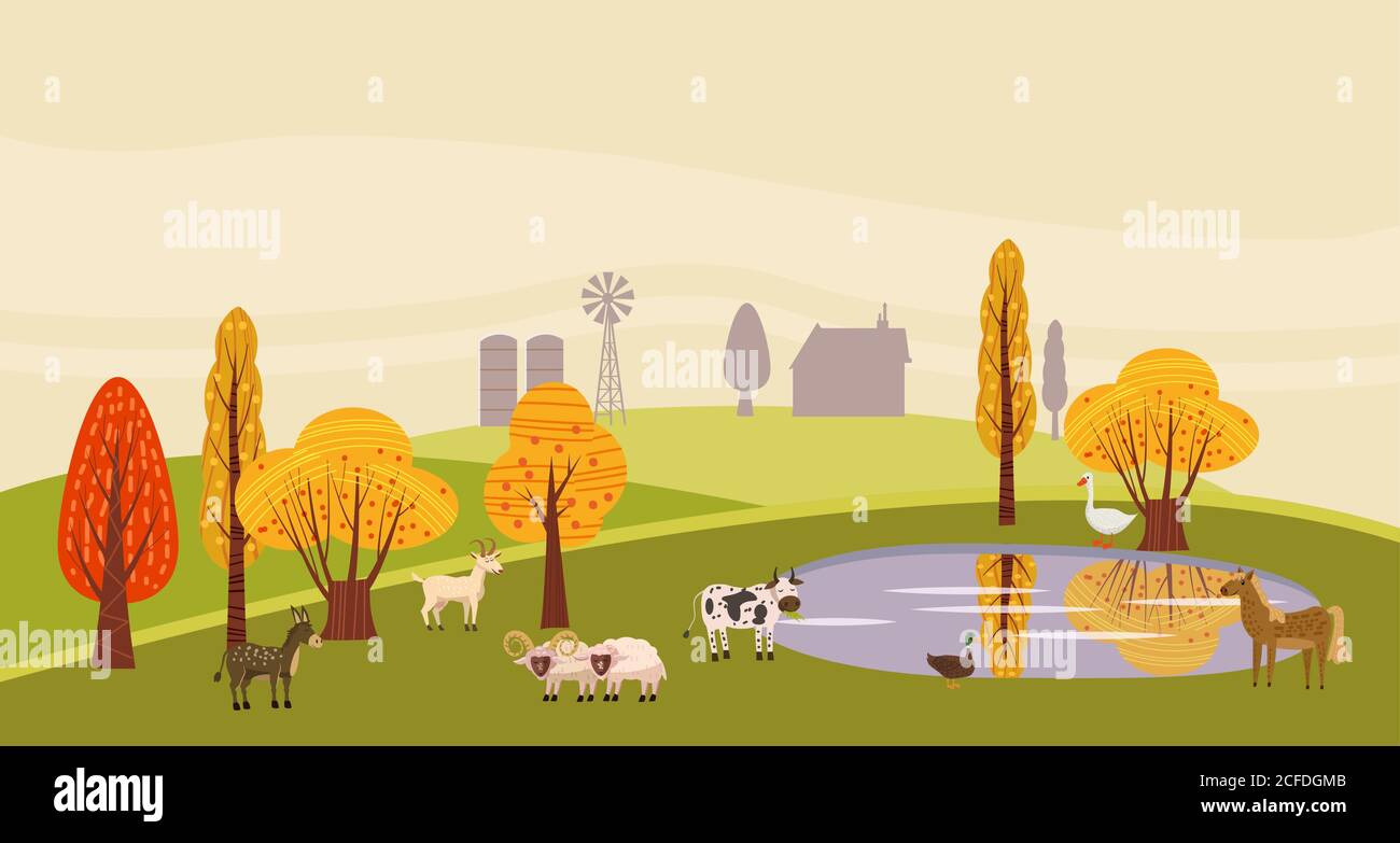 Silage harvest Stock Vector Images - Alamy