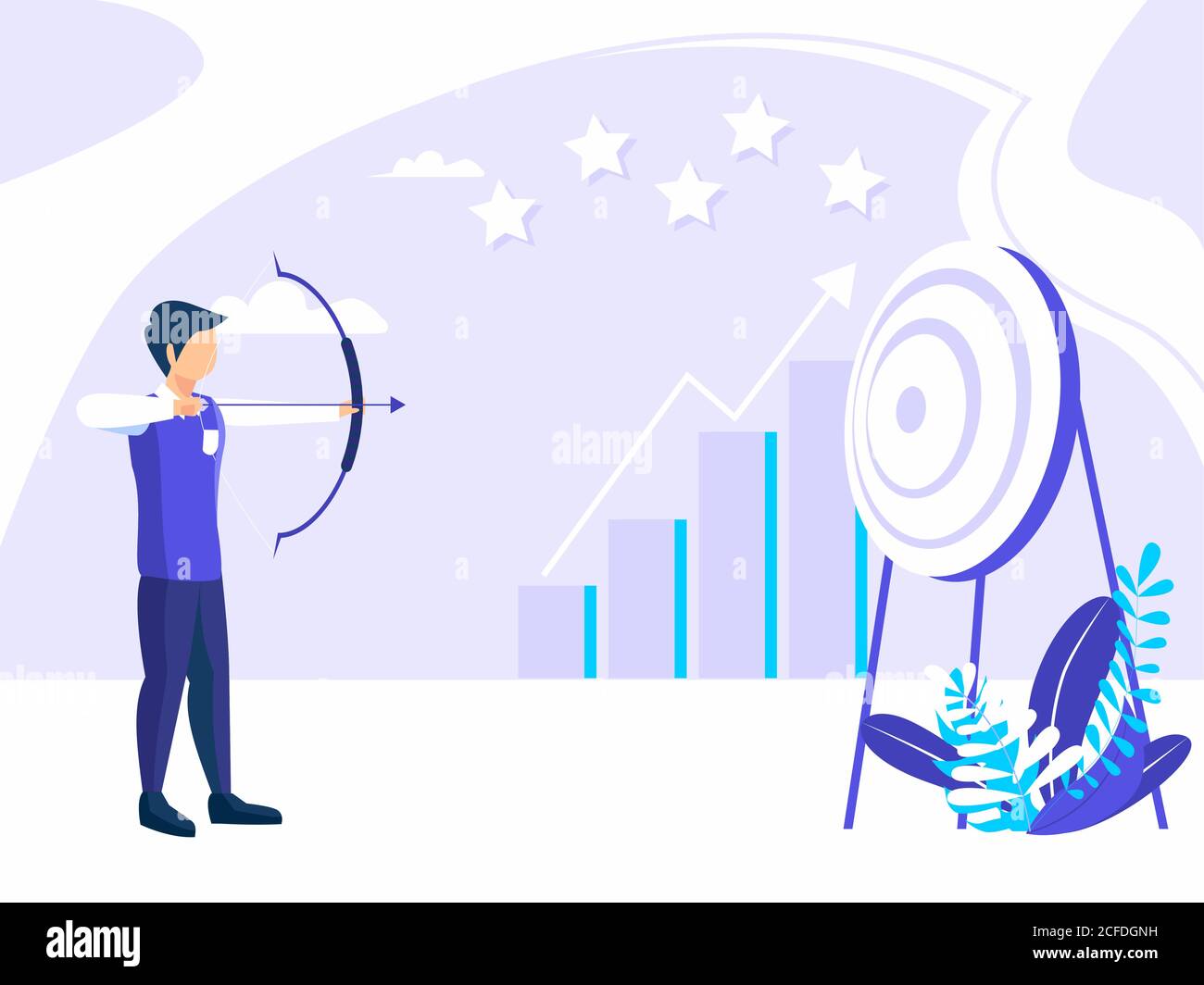 Target Choice. Achievement and Grow Goal Measurement Run Concept for ...