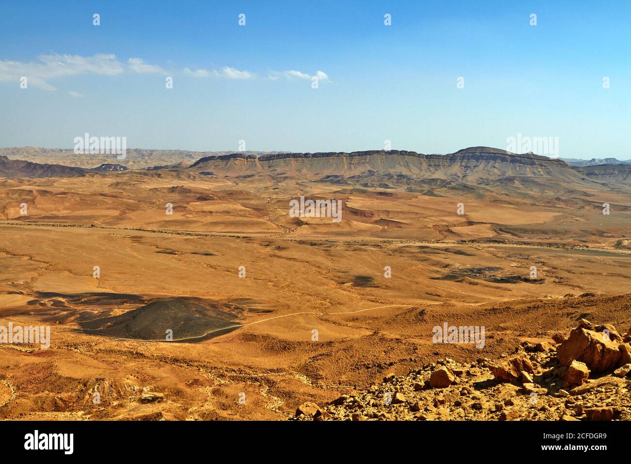 The Ramon Crater in Israel Negev Desert is the worlds largest erosion ...