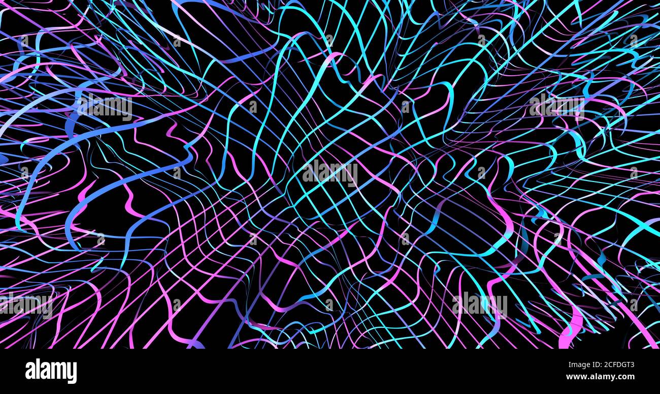 Neon background with fluorescent liquid colors. Ultraviolet abstract ...