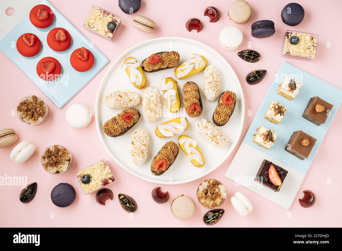 Various assortment desserts confectionery hi-res stock photography and ...