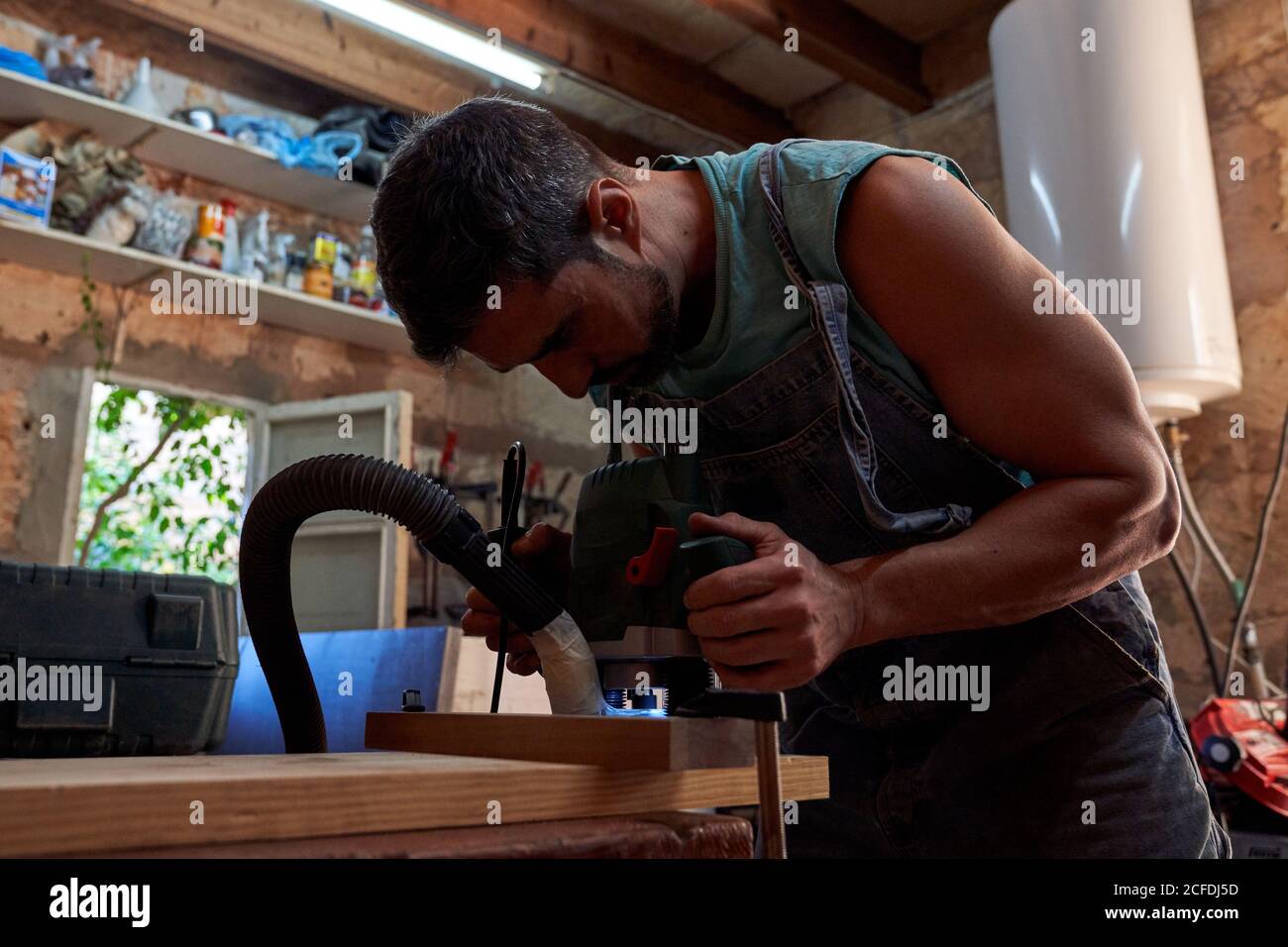 Horizontal milling machine hi-res stock photography and images - Alamy