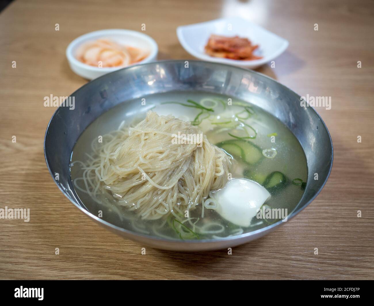 Pyongyang Naengmyeon, Korean noodle dish of noodles made from buckwheat ...