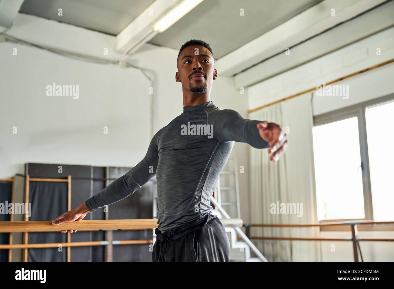 Male Ballet Dancer Barre High Resolution Stock Photography and Images ...