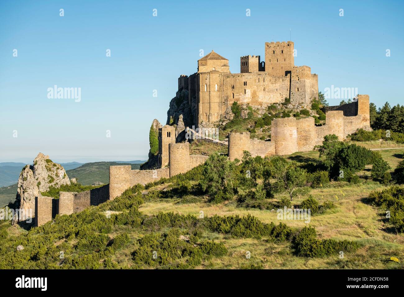 Loarre castle romanesque abbey hi-res stock photography and images - Alamy