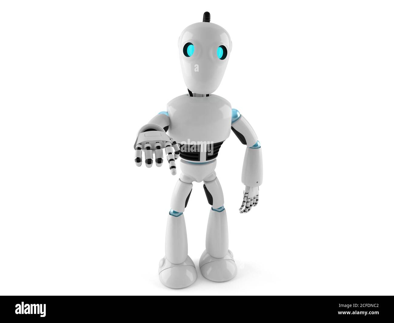 Android isolated on white background Stock Photo - Alamy