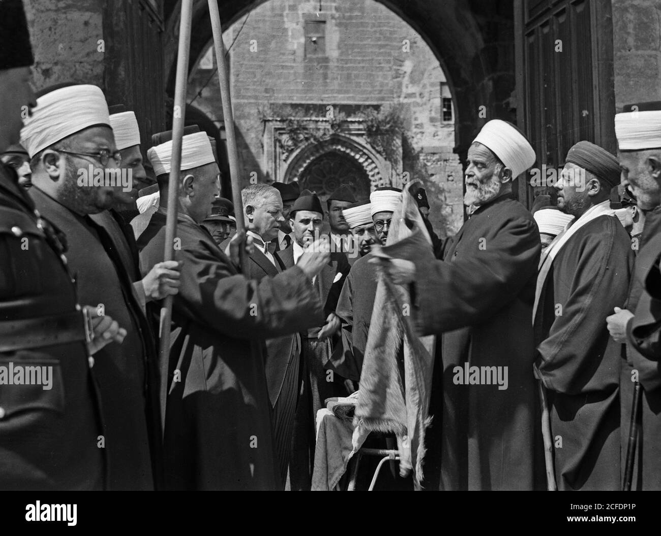 Original Caption: Calendar of religious ceremonies in Jer. [i.e ...