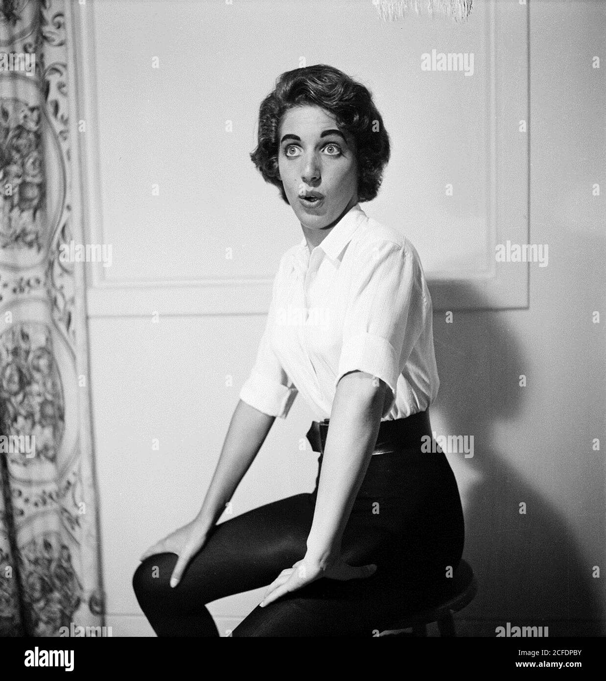 Retro models Black and White Stock Photos & Images - Alamy