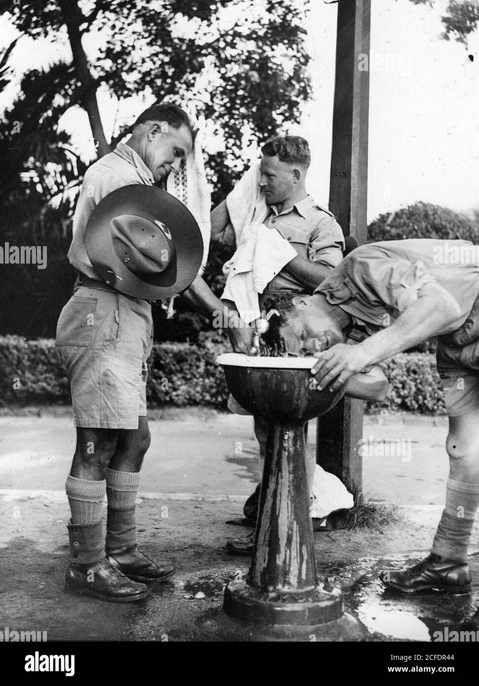 Soldiers Washing High Resolution Stock Photography and Images - Alamy