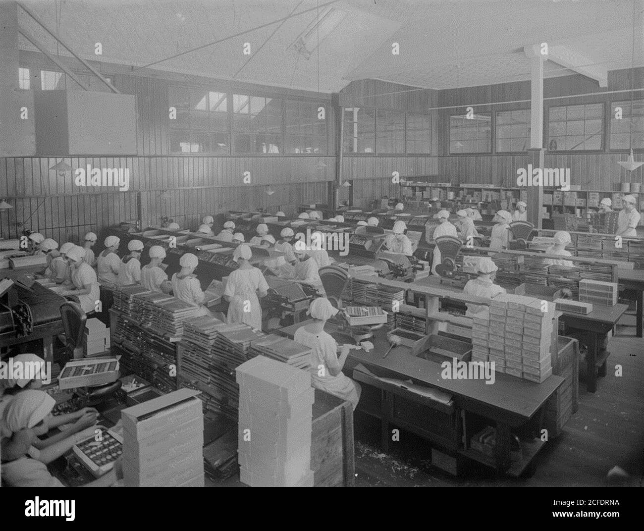 Historical chocolate packaging Black and White Stock Photos & Images ...