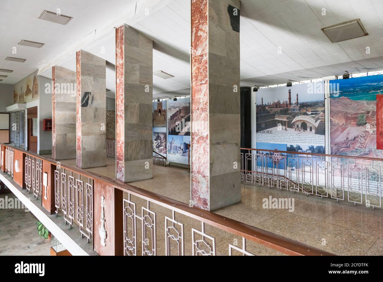 National Museum of Pakistan, entrance hall, Karachi, Sindh, Pakistan ...