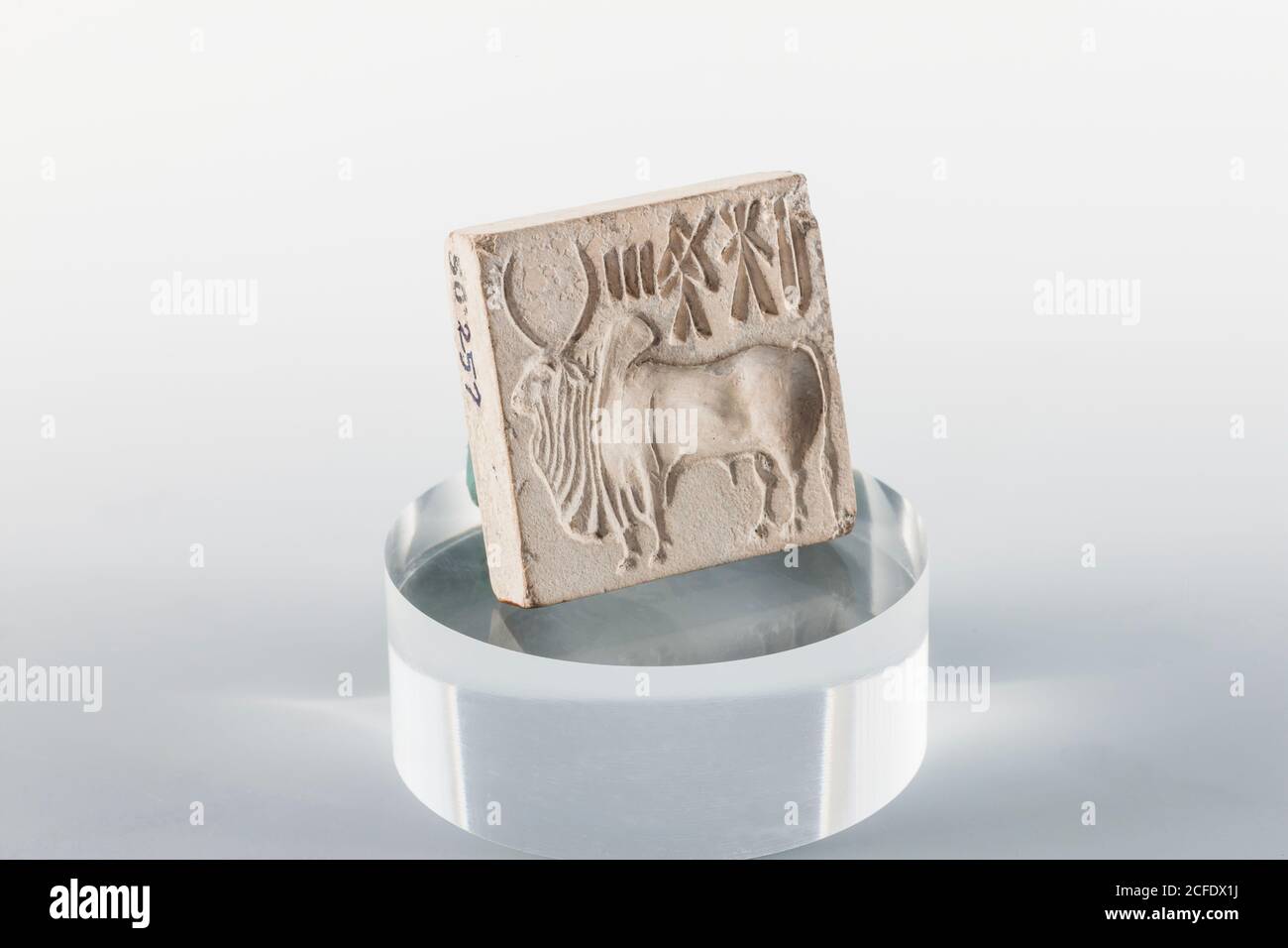Ancient seal of Bull, from Mohenjo daro, Indus valley civilization ...