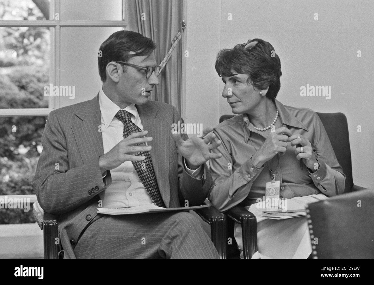 Stuart Eizenstat and Anne Wexler ca. 08/10/1978 Stock Photo - Alamy