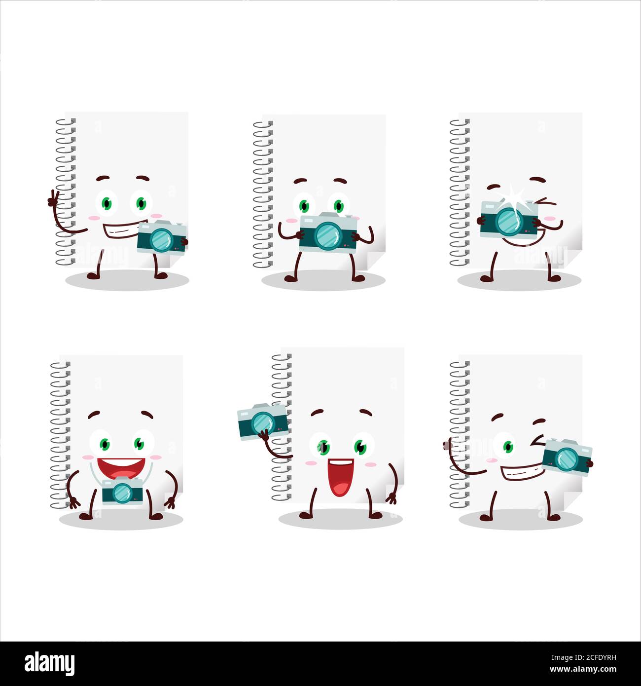 Sheetspiral blank white notebooks hi-res stock photography and images ...