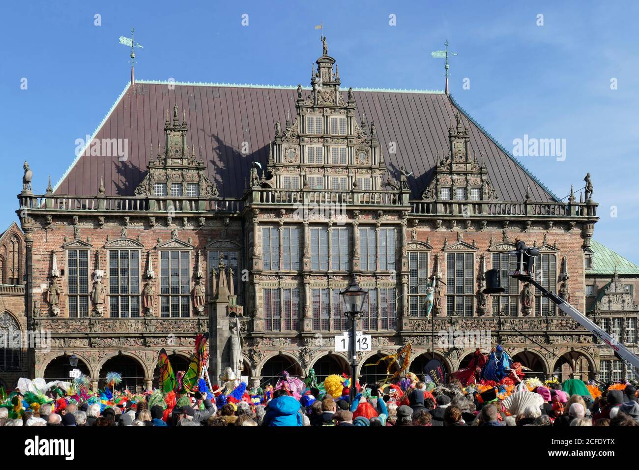 Bremen Samba Carnival on the market square, Bremen, Germany, Europe ...