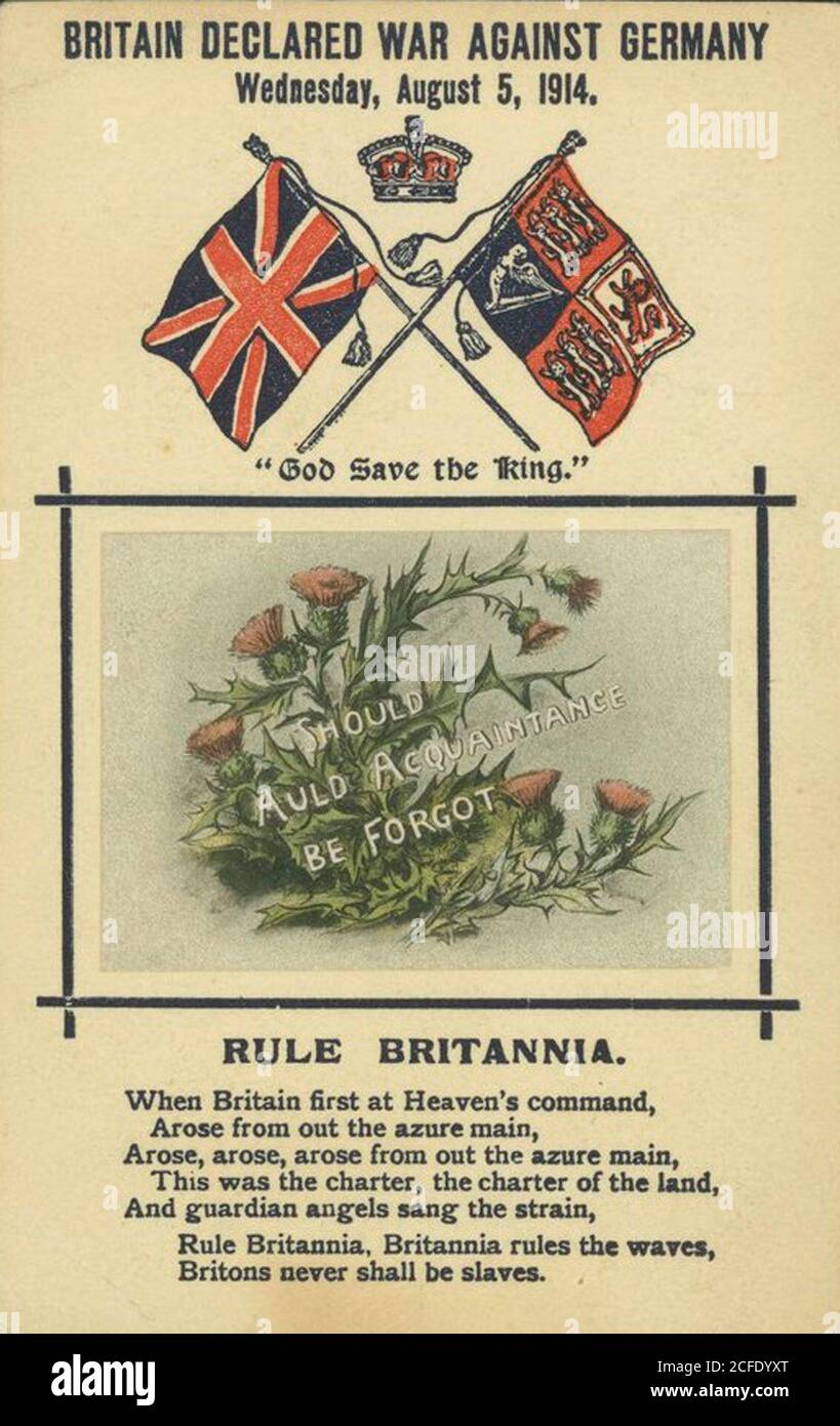 War Declaration 1914 High Resolution Stock Photography and Images - Alamy