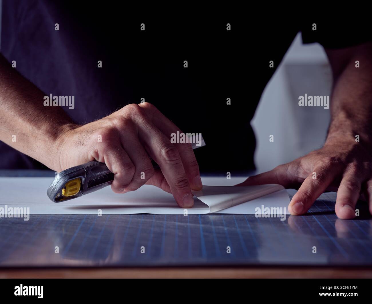 Measure ruler pencil hi-res stock photography and images - Alamy