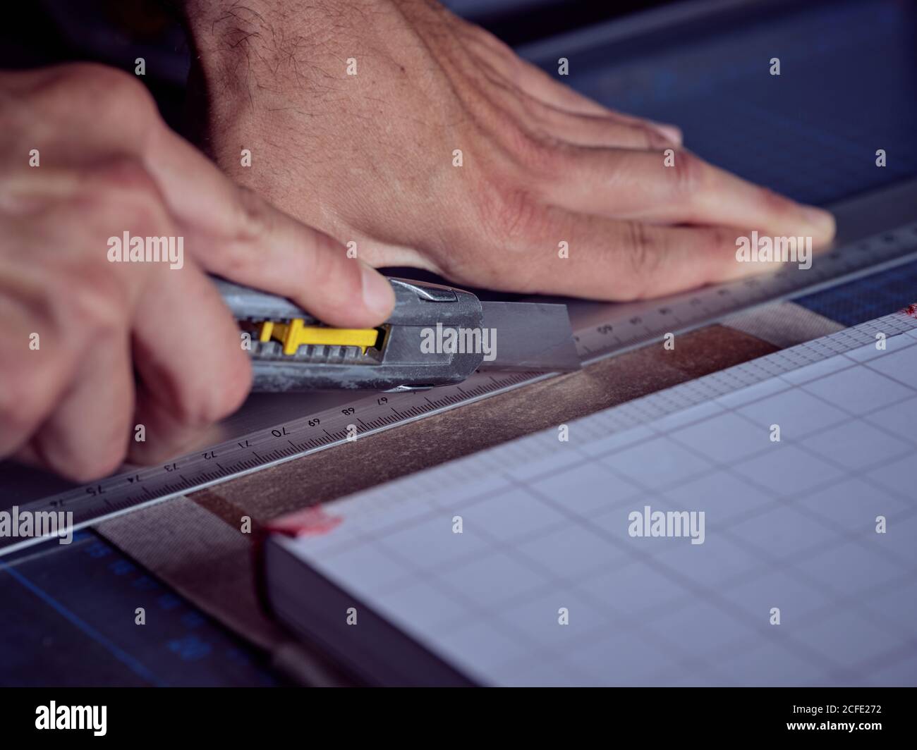 Measure ruler pencil hi-res stock photography and images - Alamy