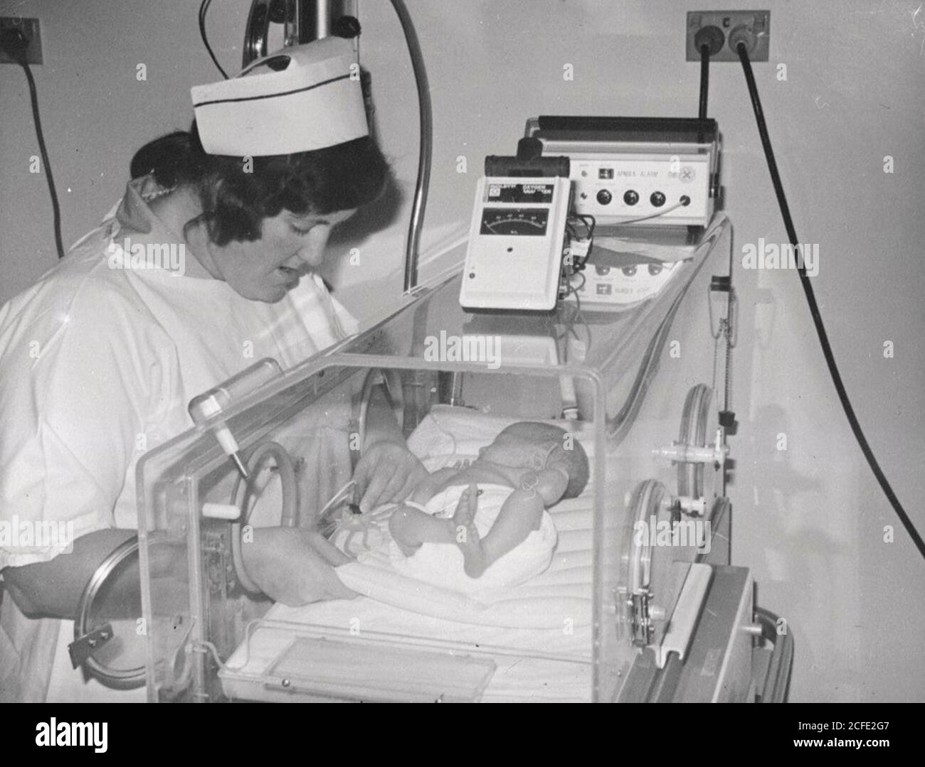 Nurse Baby Black And White High Resolution Stock Photography and Images ...