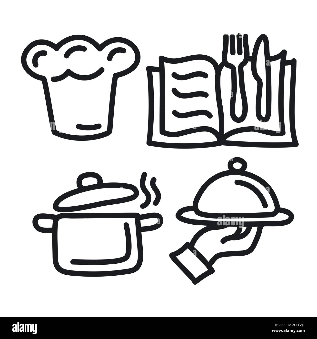 Classroom Clipart Outline Cooked