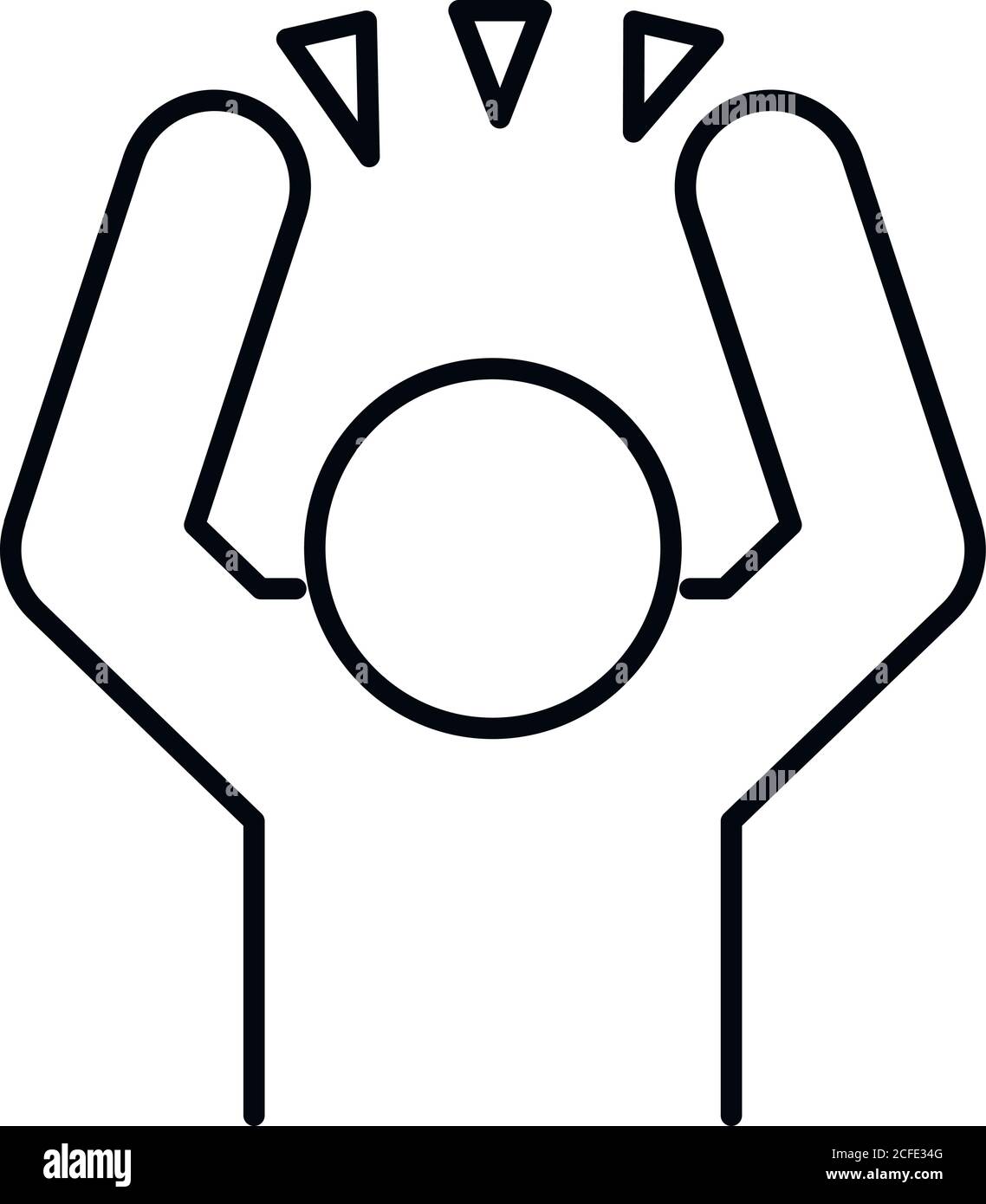 Stress depression icon. Outline stress depression vector icon for web ...